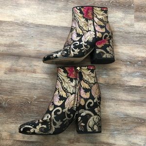 Sam Edelman | Shoes | Sam Edelman Taye Metallic Jacquard Boot 6 2 ...